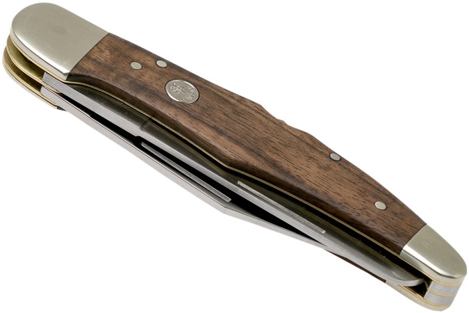 Böker Jagdmesser Duo Jäger Gold 114025 hunting knife with leather ...