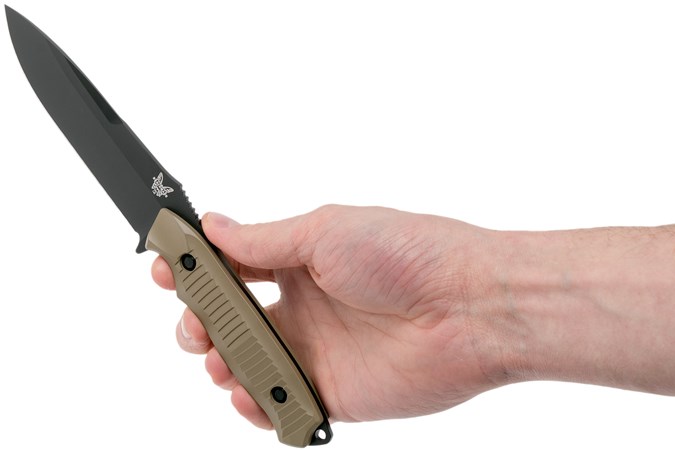 Benchmade Nimravus 140BKSN Sand survival knife | Advantageously ...