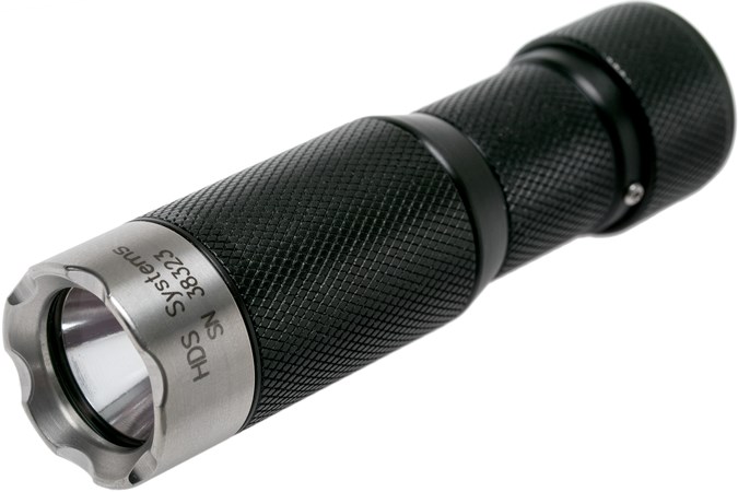 HDS systems EDC Custom LED-flashlight, 325 lumens NLT, rotary-switch ...