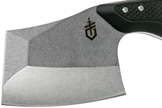 Gerber Tri-Tip Mini Cleaver Black Stonewashed 30-001665 fixed knife ...