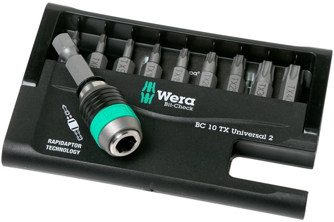 Wera Bit-Check 10 Torx universal 10-piece Torx set, 5057115001 ...
