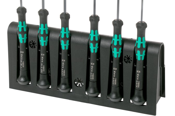 Wera Kraftform Micro 6-piece screwdriver set with holder, 5118150001 ...