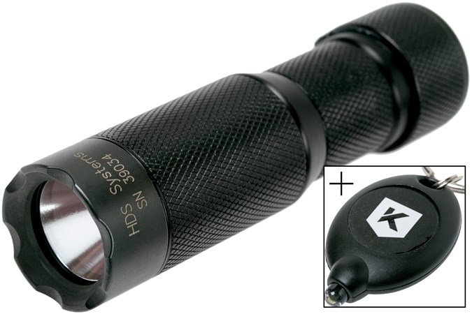 HDS systems EDC Tactical Custom LED-flashlight, 325 lumens ...