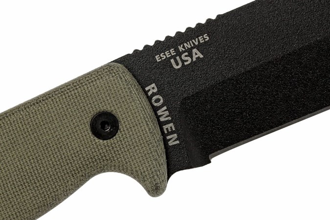 ESEE Model 5 black blade, desert tan handle 5P-KO survivalmes zonder ...