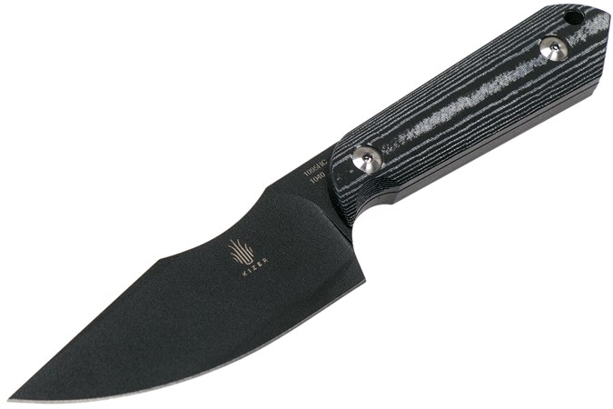Kizer Harpoon KI1040 fixed knife, Maverick Customs design ...