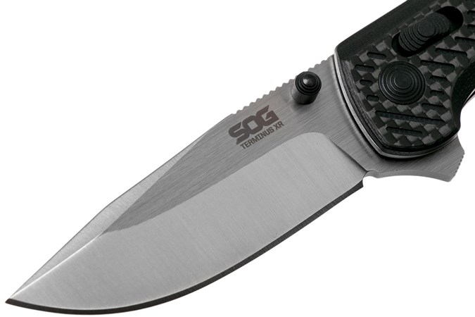 SOG Terminus XR CPM S35VN Carbon fibre G10, TM1025 pocket knife ...
