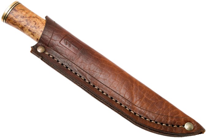 Autine Leuku, Curly Birch, Brut de Forge D2, outdoor knife ...