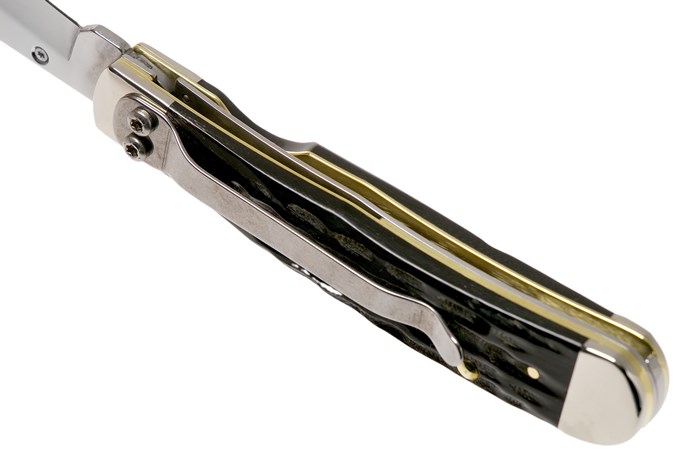 Case Kickstart Trapperlock Jigged Buffalo Horn 65023, BH154AC SS pocket ...