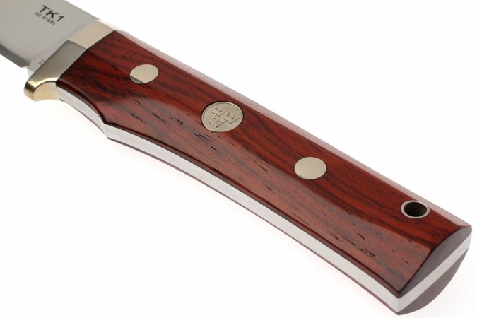 Fällkniven TK1 Drei Kronen, Cocoboloholz, Lederscheide | Günstiger shoppen bei knivesandtools.de