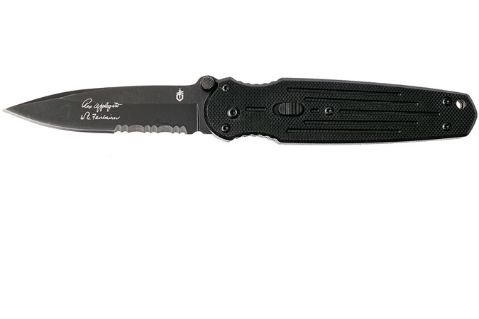 Gerber Mini Covert FAST Black Serrated 22-01967, Applegate-Fairbairn ...