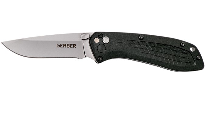 Gerber US-Assist 420HC Fine Edge 30-001206, USA Made pocket knife ...
