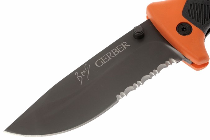 Gerber Bear Grylls pocket knife with sheath | Advantageously shopping ...