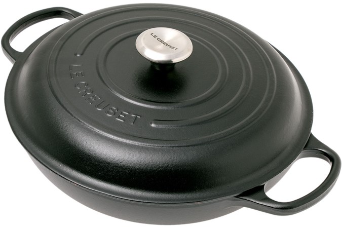 Le Creuset Campagnards frying pan 30 cm, 3,5L black | Advantageously ...