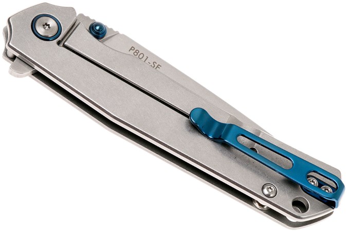 Ruike P801-SF Blue pocket knife, Stonewashed finish | Advantageously shopping at Knivesandtools.com