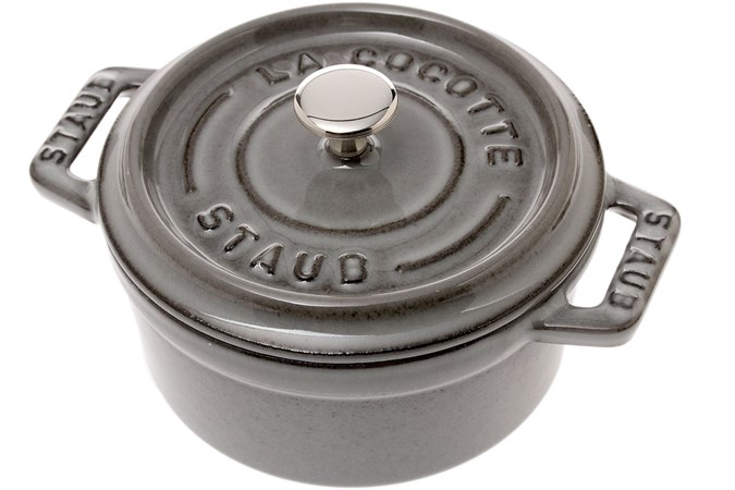 Staub mini casserole-cocotte 10 cm, 0,25 l grey | Advantageously ...