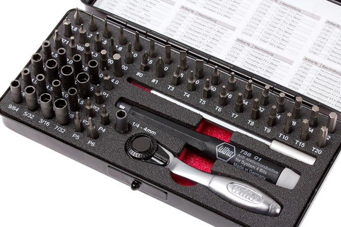 Wiha micro-bit set in gift box, 65 pieces | Advantageously shopping at ...