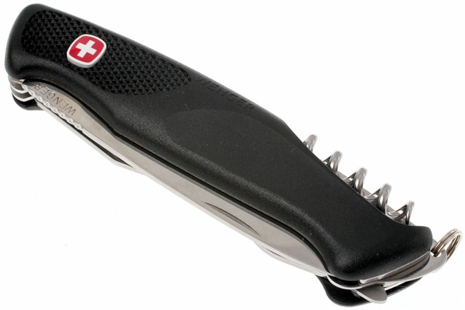 Wenger Ranger 55, black Swiss Army knife | Advantageously shopping at ...