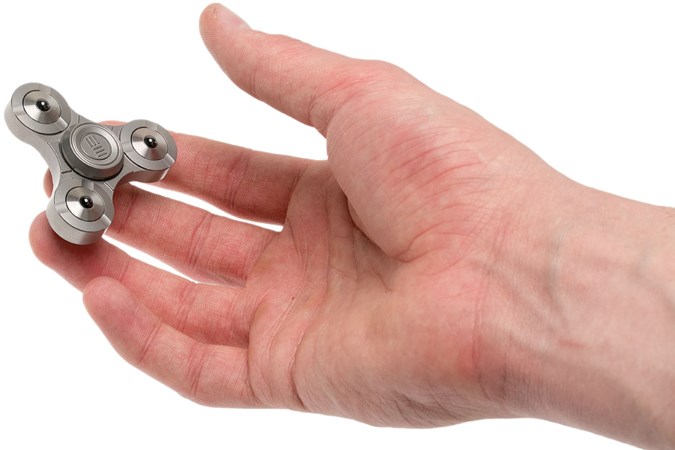 WE Knife S02C Fidget Spinner Titanium Grey | Advantageously shopping at ...