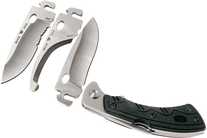 Buck 550 Selector 2.0 hunting knife with interchangeable blades ...