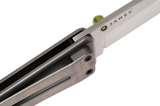 The James Brand Chapter, titanium + satin pocket knife | Advantageously ...